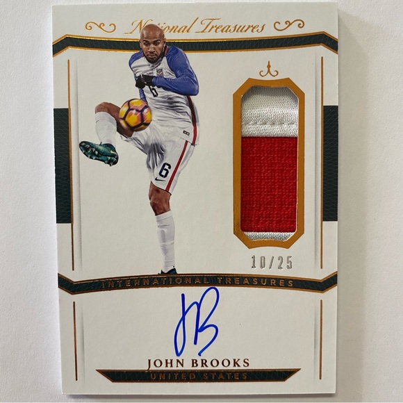 Panini | Other | New Usmnt John Brooks Autograph Rare Doble Color ...
